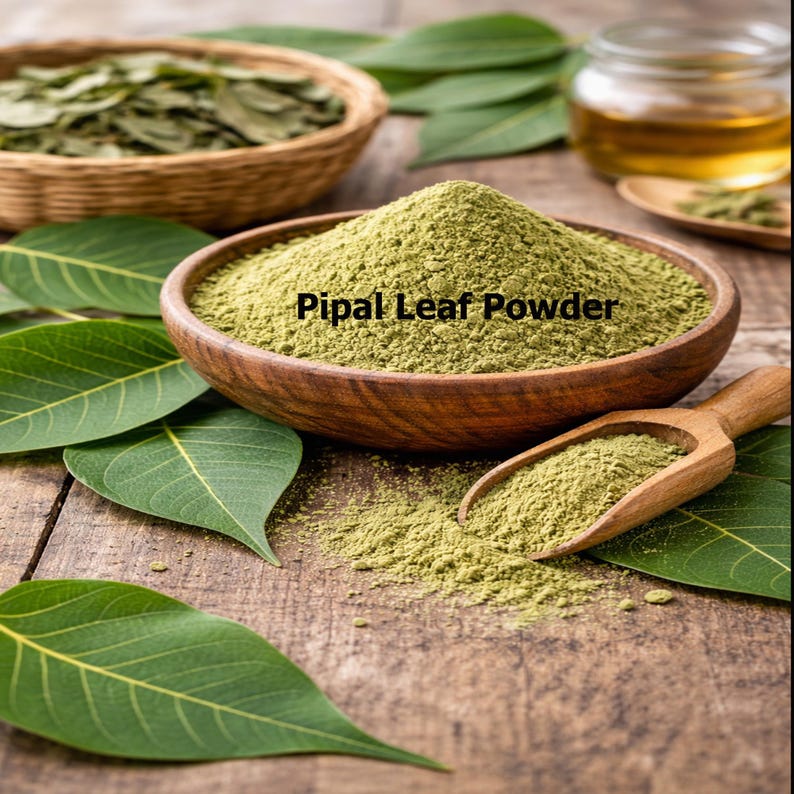 Peepal Leaf Powder | Ayurvedic Skin & Hair Care - Etsy