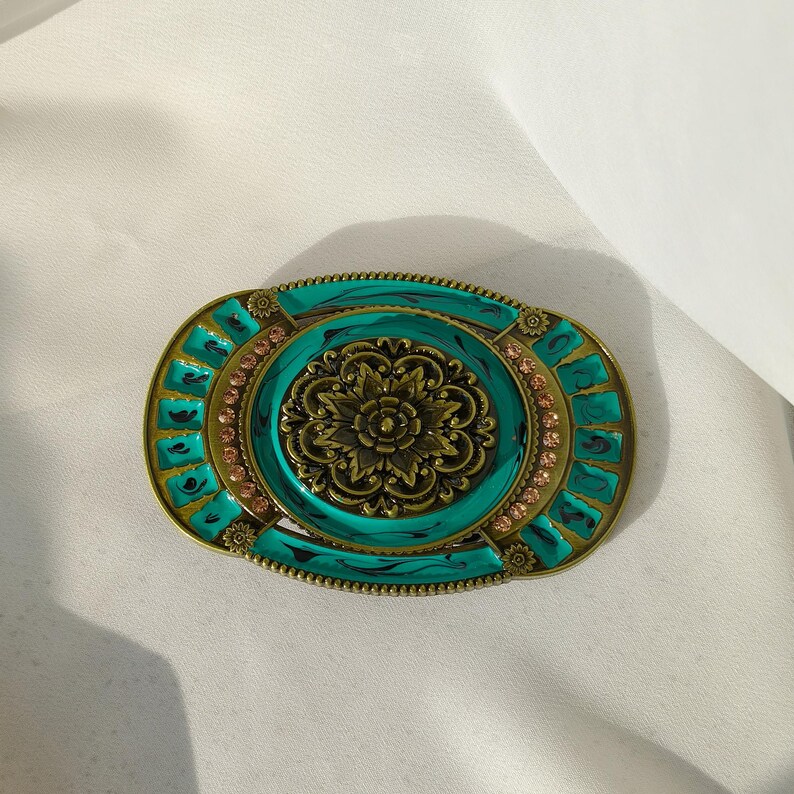 Ladies Vintage Pattern Belt Buckle | Durable Belt | Geometric Beauty ...