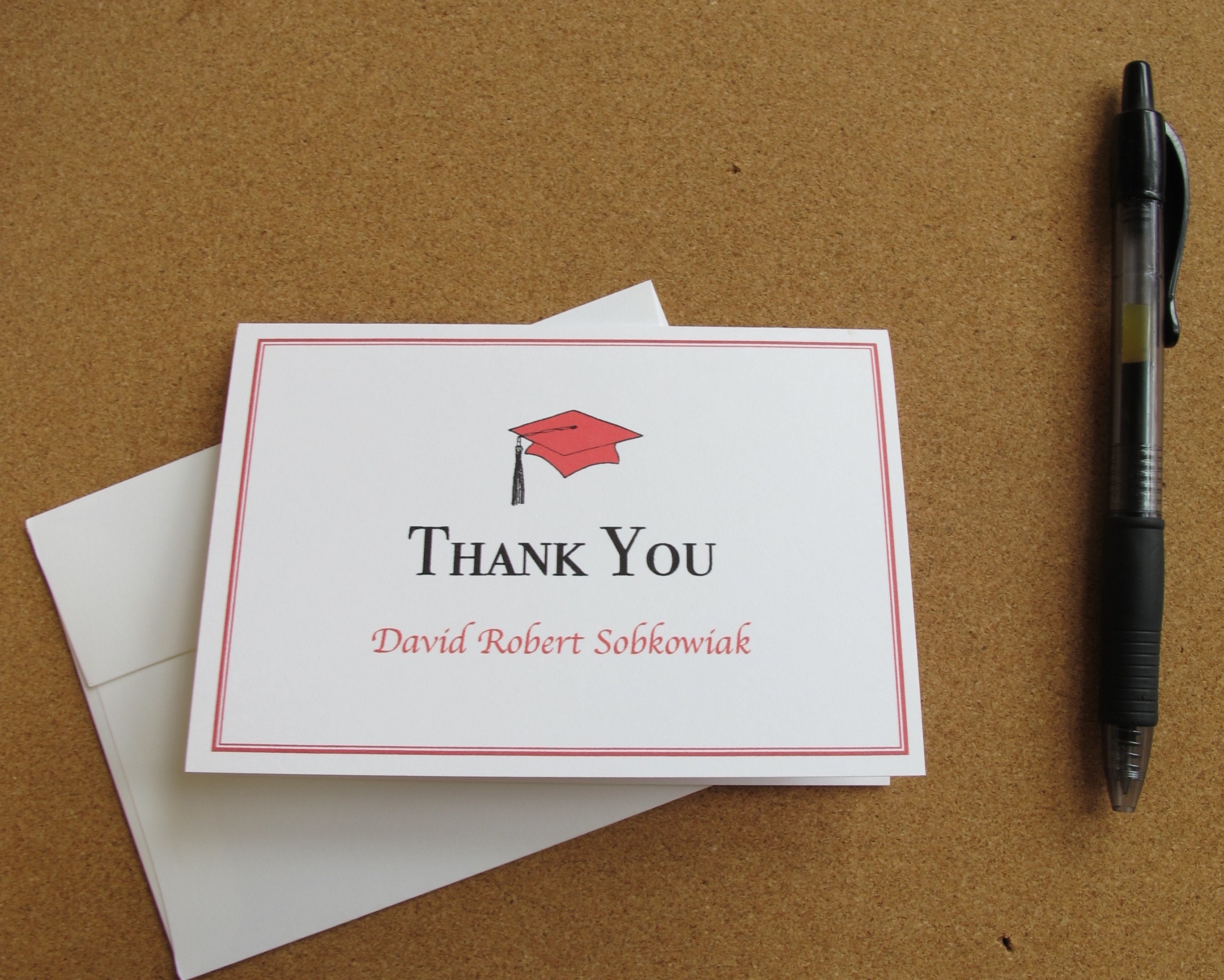 High School Graduation Thank You Cards