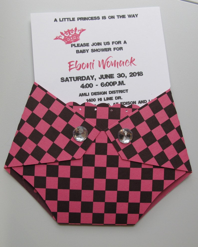 Baby Shower Invitation Co-ed Baby Shower/punk Rock - Etsy