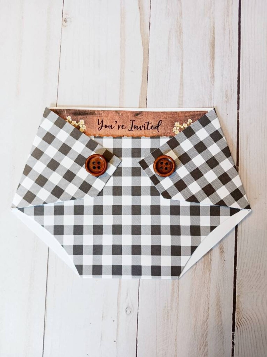 Rustic Gender Reveal Invitations With Envelopes Country - Etsy