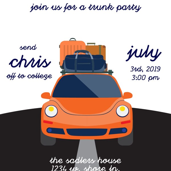 College Send Off - Etsy