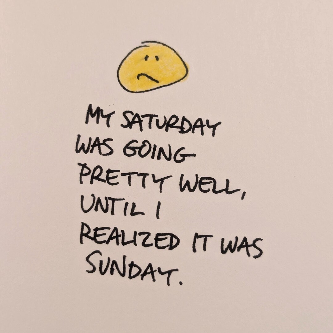 Greeting Card My Saturday Was Going Pretty Well... - Etsy