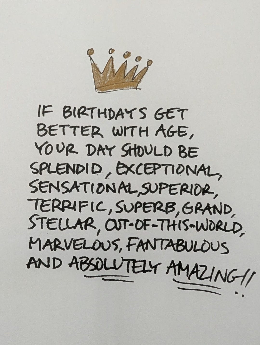 Greeting Card If Birthdays Get Better With Age... - Etsy