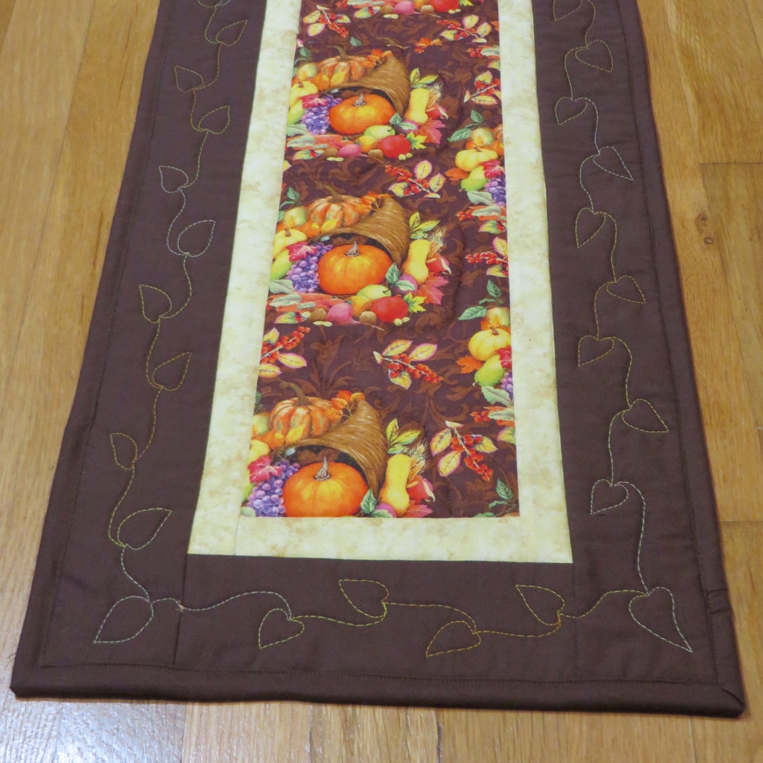 Harvest Cornucopia Table Runner - Etsy