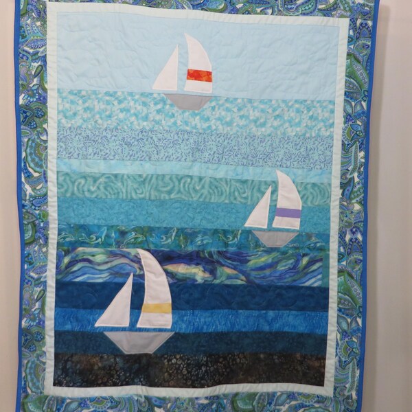 Sailboat Quilt - Etsy