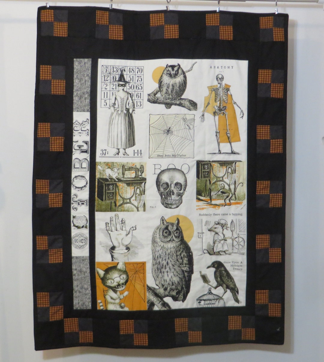 Spooky Halloween Quilt Sewing Theme - Etsy