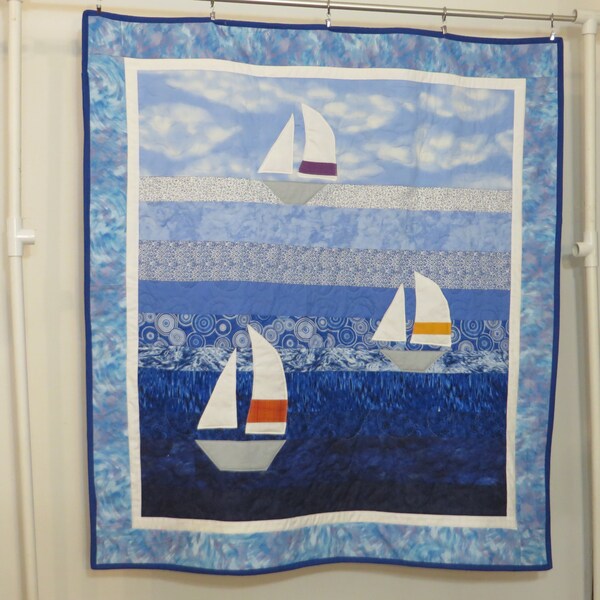 Sailboat Quilt - Etsy