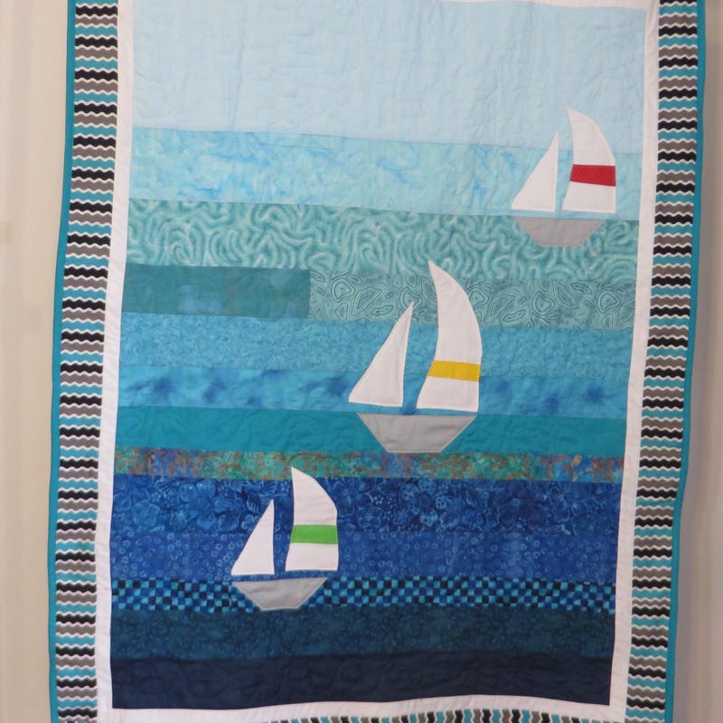Sailboat Quilt - Etsy