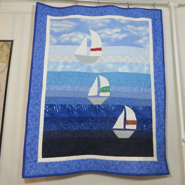 Sailboat Quilt Pattern - Etsy