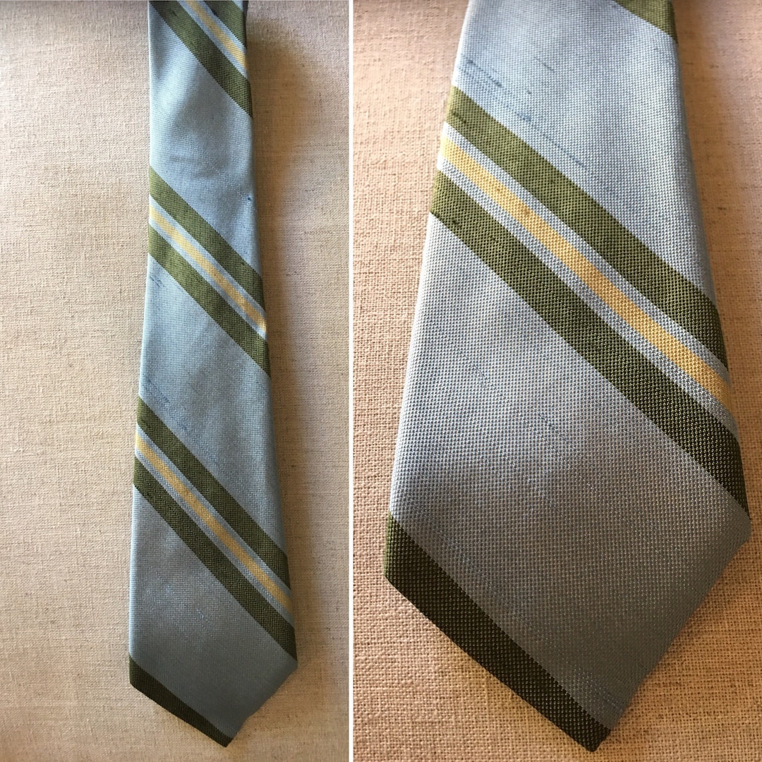 Ultra Cool Mid Century Silk Striped Tie by Maurice and Son Beverly ...