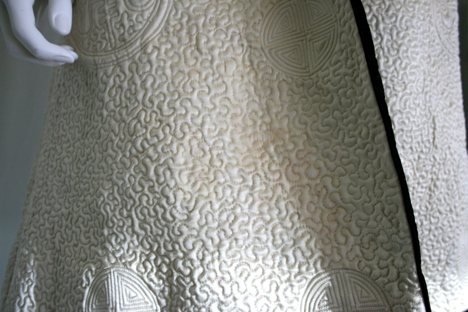 Vintage Asian Embroidered Ivory Opera Coat - Etsy