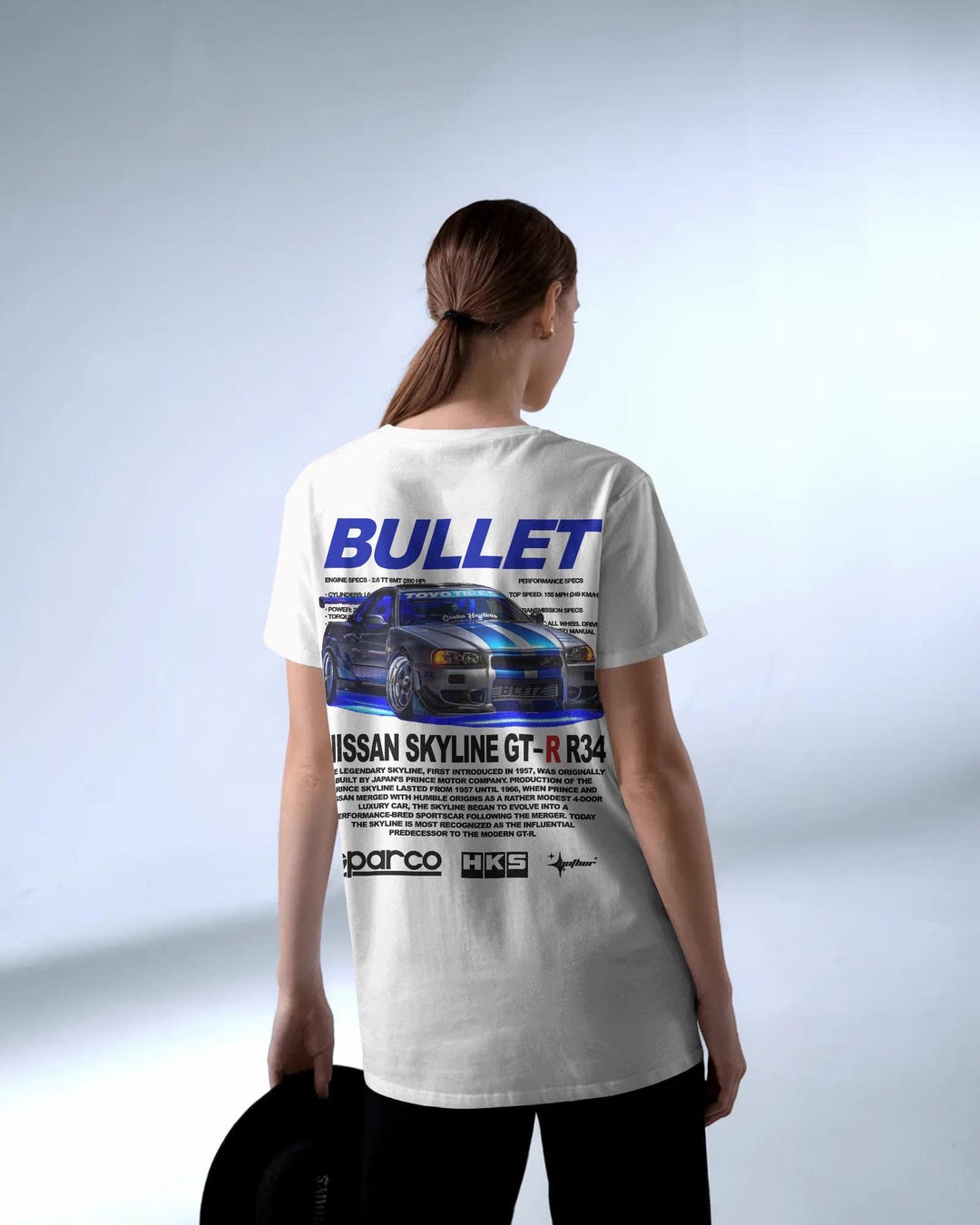 Nissan Skyline GT-R R34 T-shirt: JDM Street Racing Graphic Tee - Etsy UK