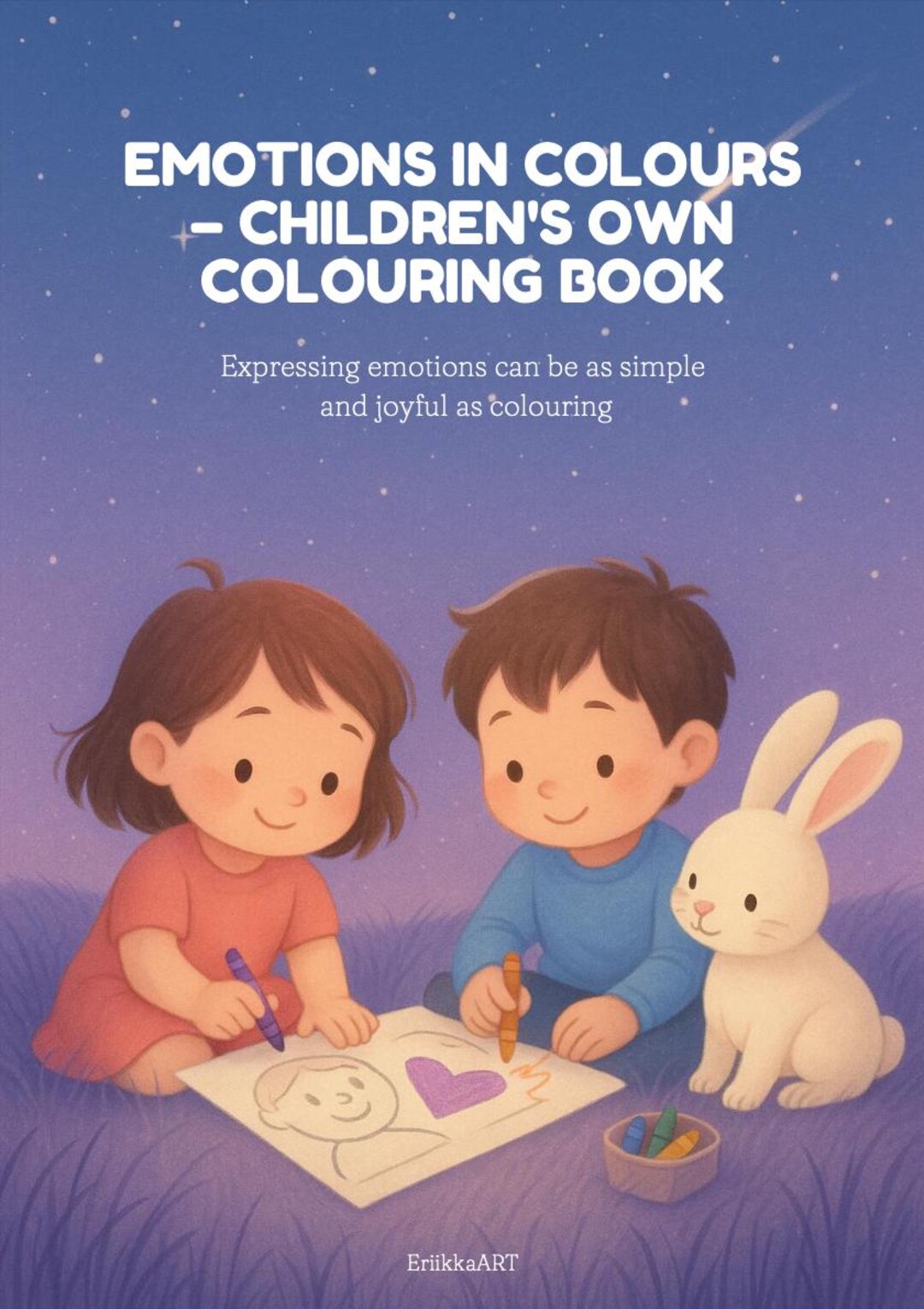 Emotions in Colours – Children's Own Colouring Book - Etsy