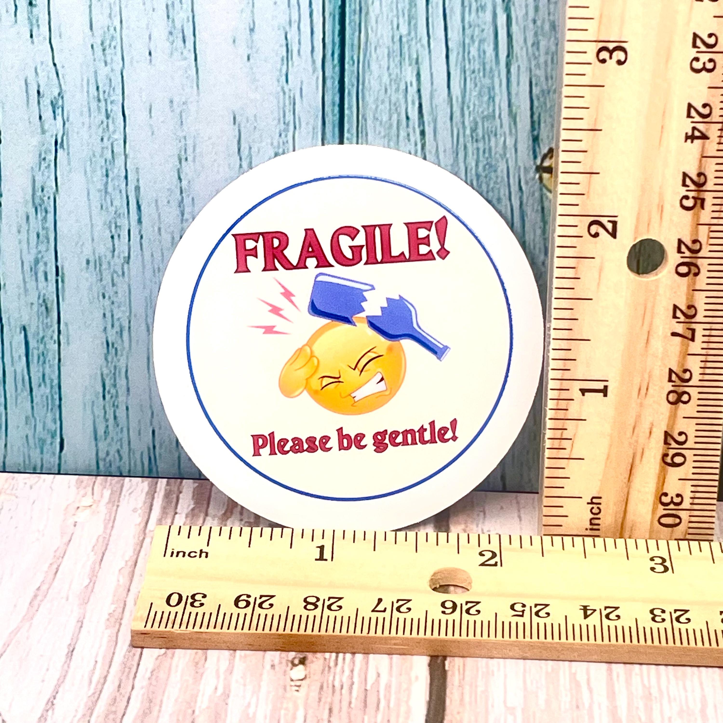 Fragile Sticker, Die-cut, Easy Peel, Business and Personal Shipping, E ...