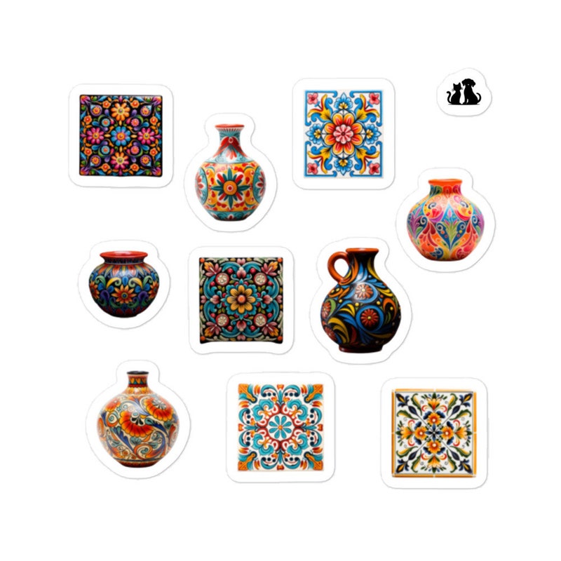 Talavera Tile Stickers - Etsy