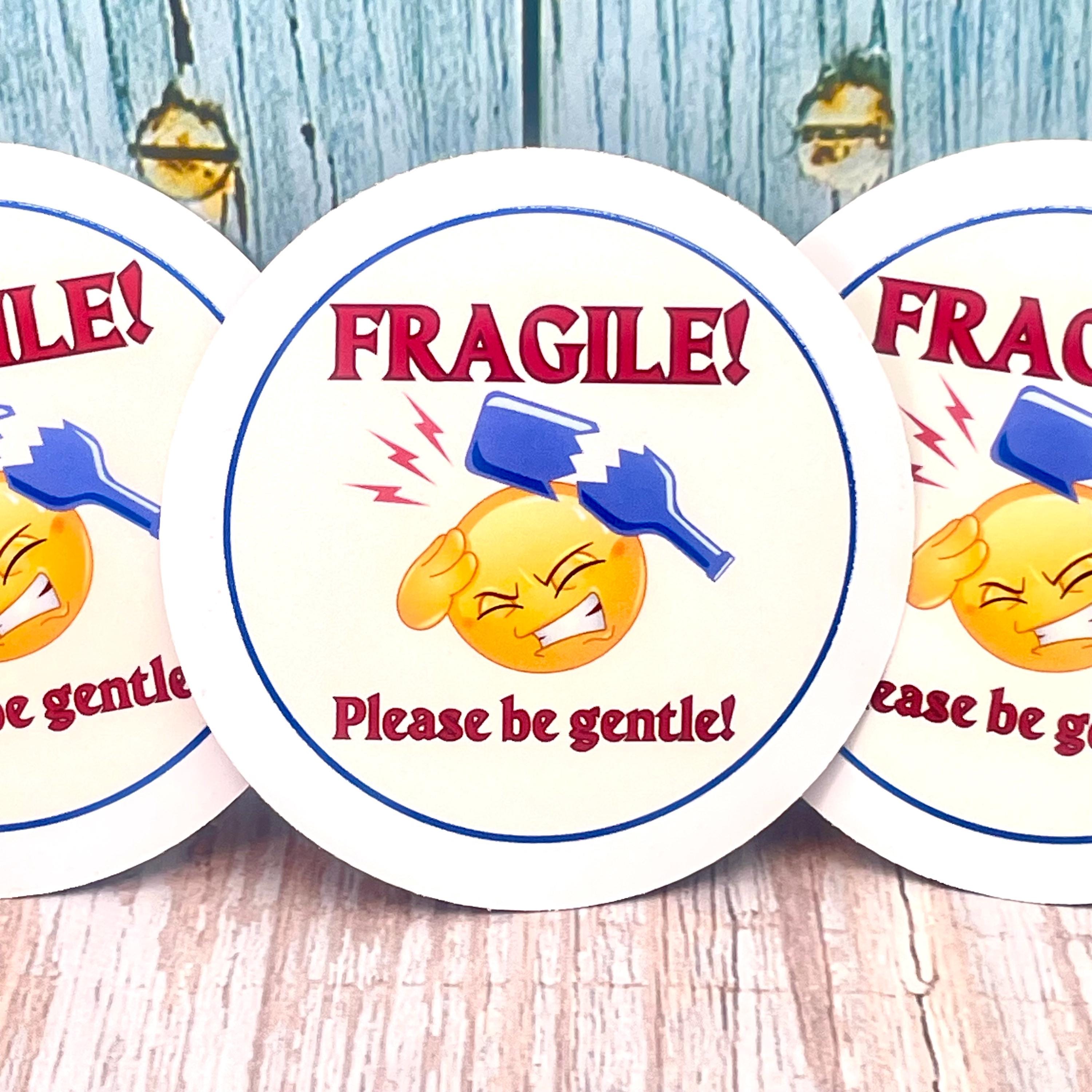 Fragile Sticker, Die-cut, Easy Peel, Business and Personal Shipping, E ...