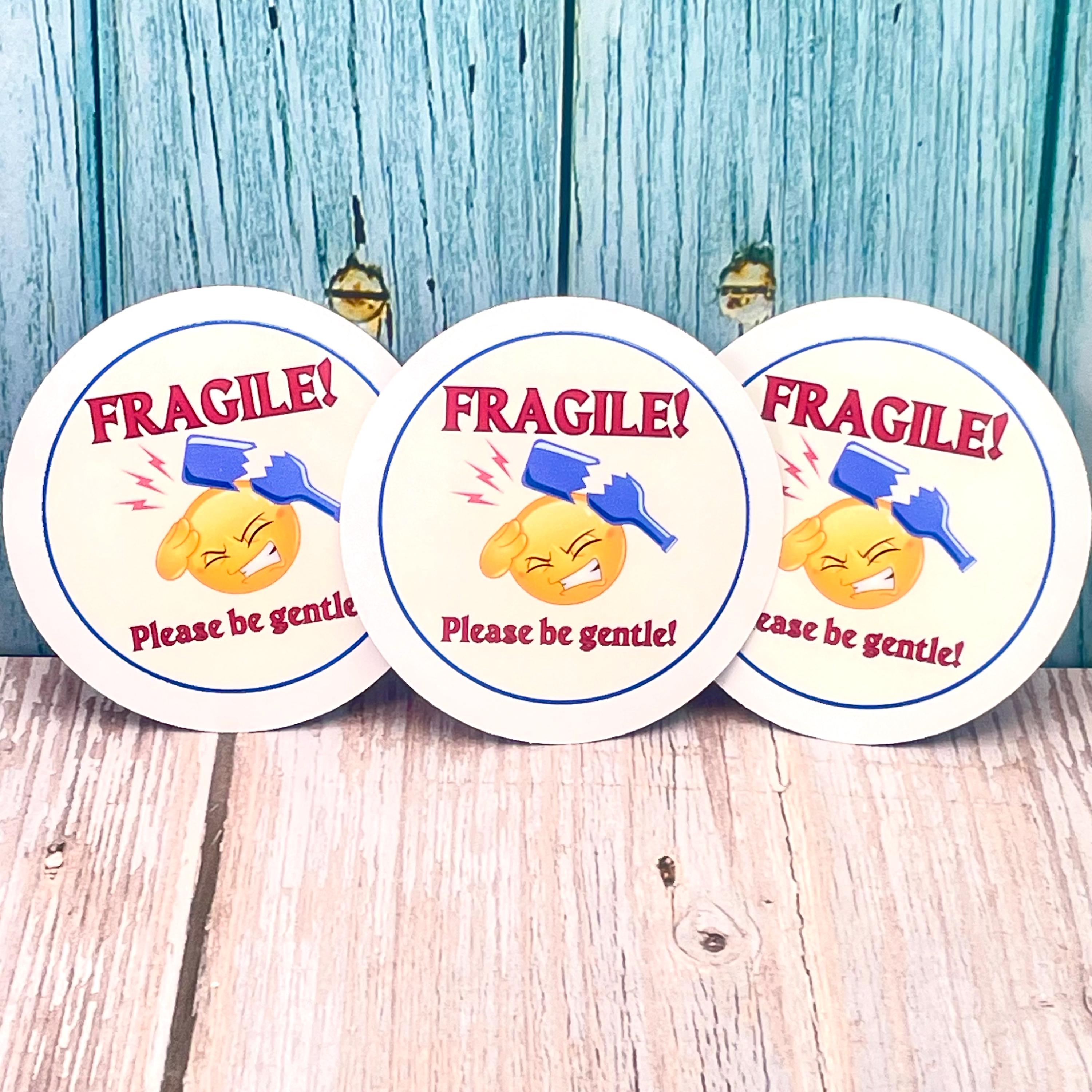 Fragile Sticker, Die-cut, Easy Peel, Business and Personal Shipping, E ...