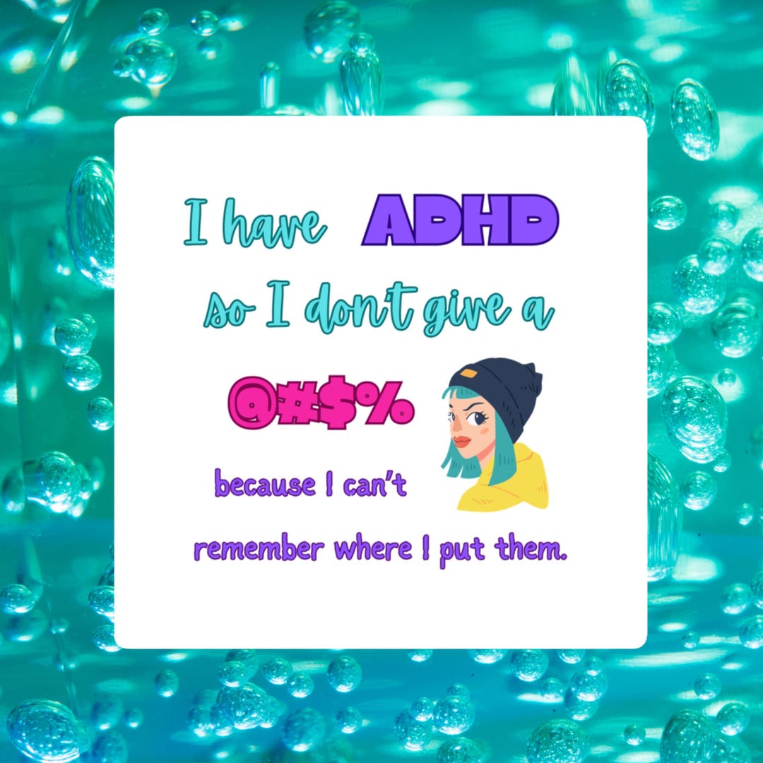 ADHD Magnet, Attention Deficit Hyperactivity Disorder, Mental Health ...