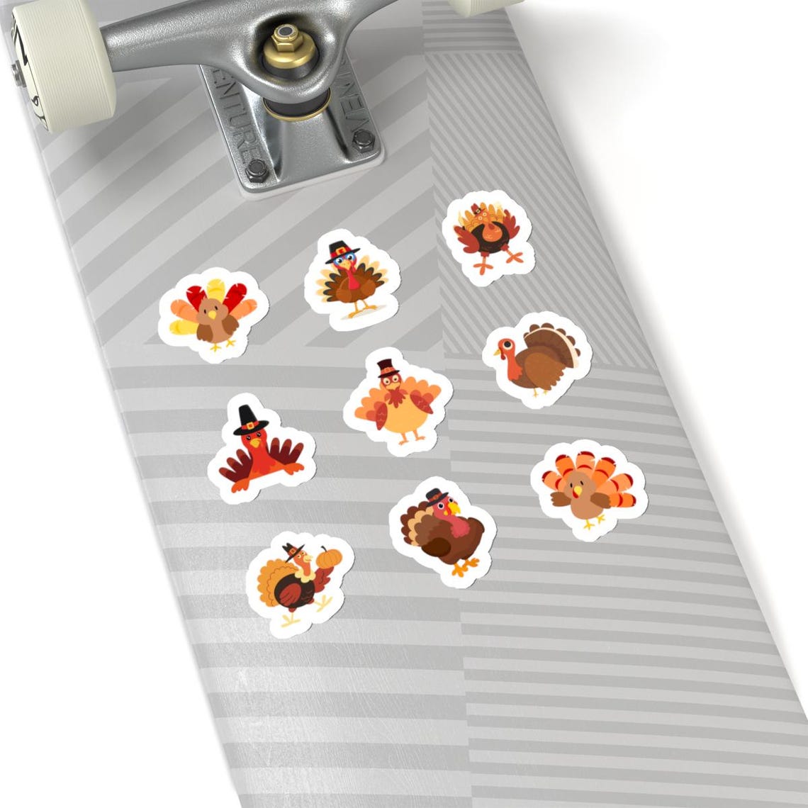 Thanksgiving Turkey Sticker Sheet, 9 Pack, Crafting, Scrapbooking ...
