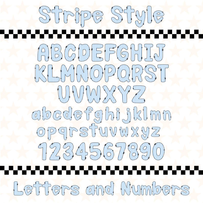 Preppy Retro Back to School Alphabet PNG Coquette Teacher Font Hand ...