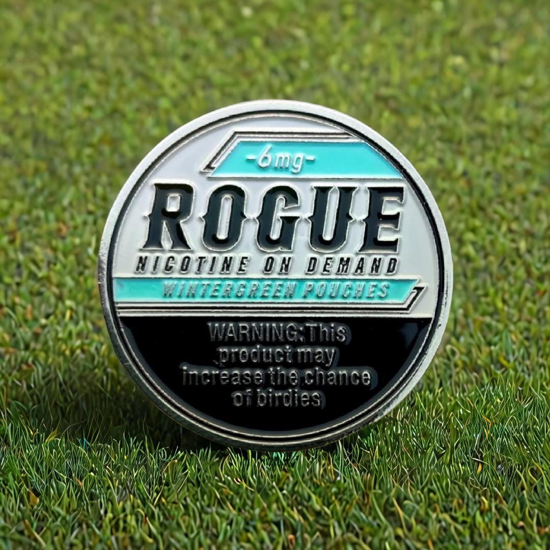 Rogue Wintergreen Magnetic Golf Ball Marker – Bold Golf Accessory - Etsy