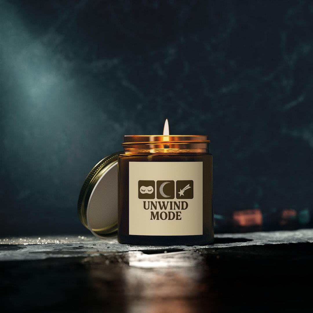 Relaxing Scented Candles - Unwind Mode | Aromatherapy Gift, Self-care ...
