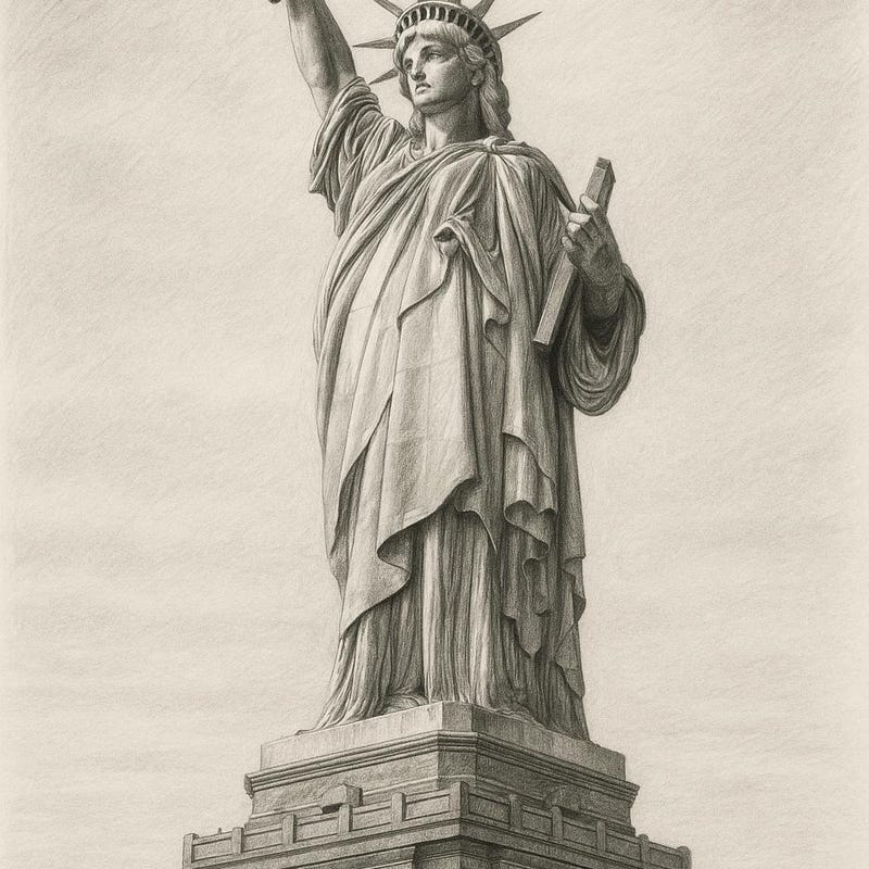 Pencil Drawing Statue - Etsy