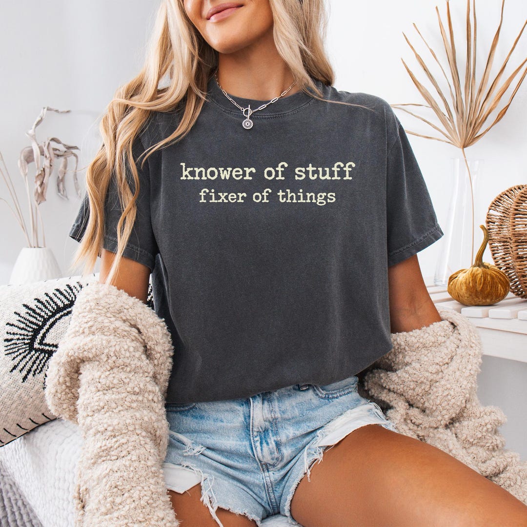 Funny Quote PNG: Knower of Stuff, Fixer of Things (digital Download) - Etsy