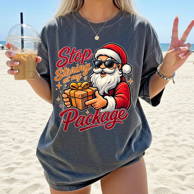 Funny Santa Package Design | Christmas Humor PNG SVG (digital Download ...