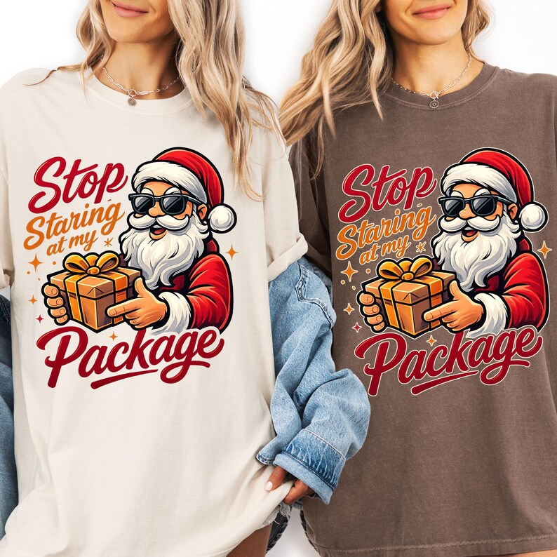 Funny Santa Package Design | Christmas Humor PNG SVG (digital Download ...