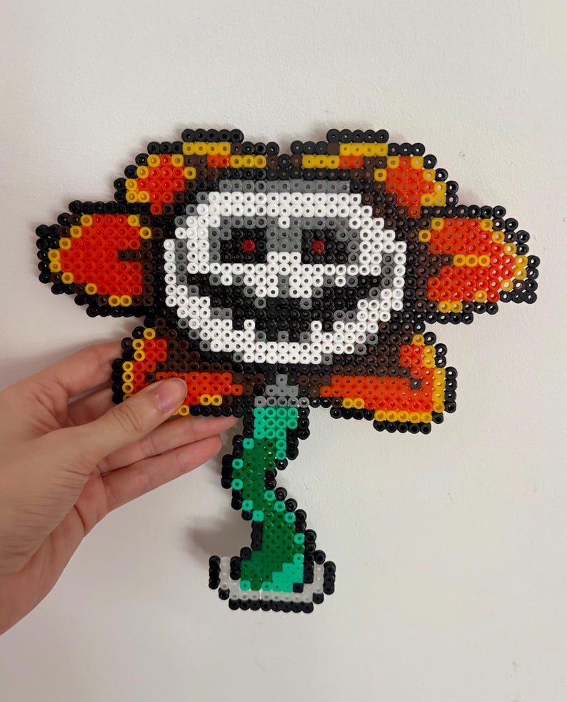 Demon Flowey Sprite | Undertale | Hama/perler/fuse Bead - Etsy