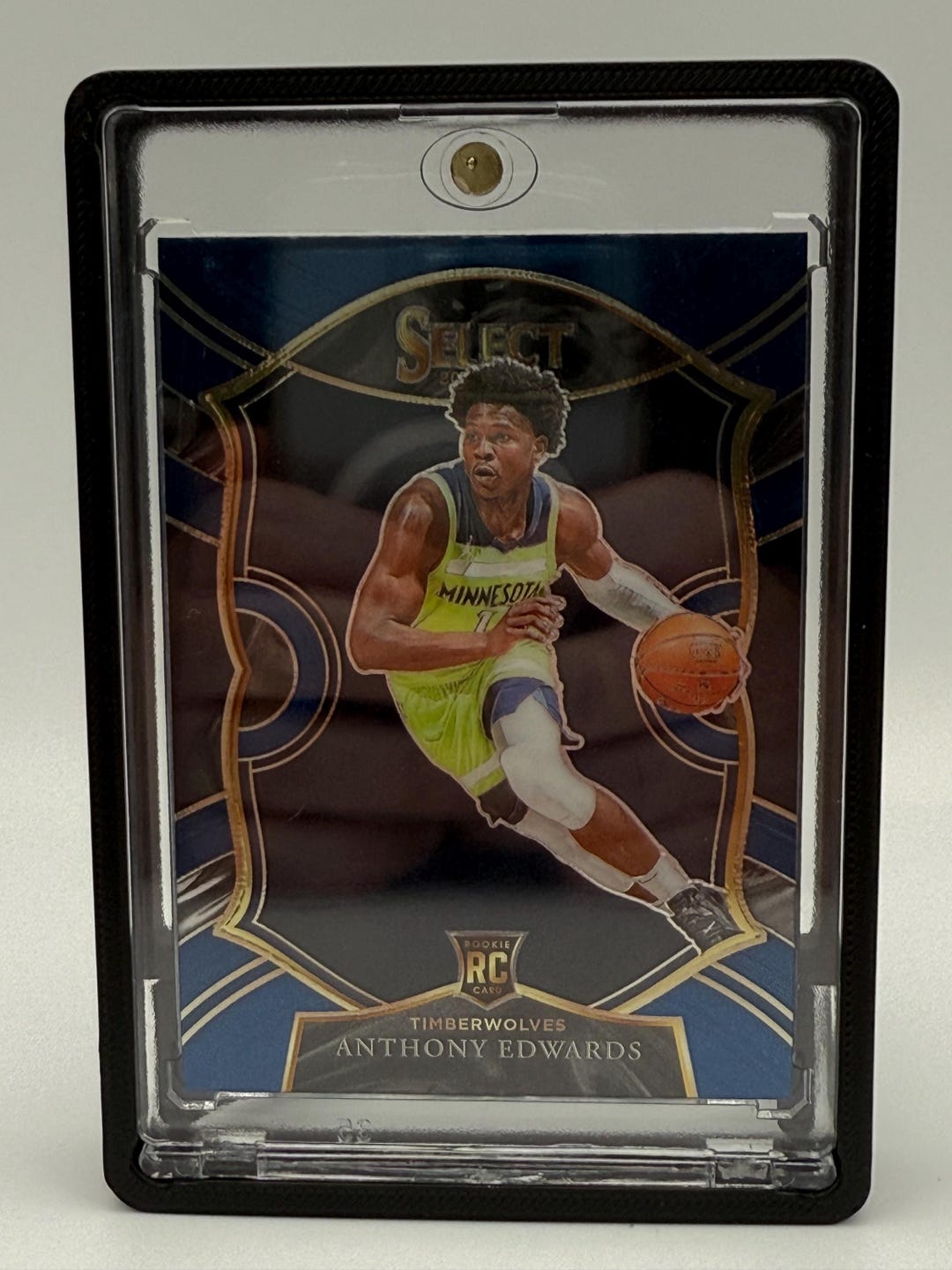 Anthony Edwards Rookie Trading Card With Stand - Minnesota Timberwolves ...