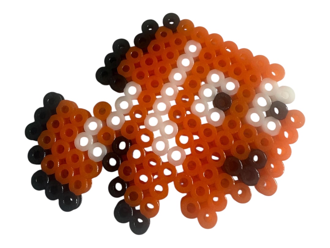 Nemo Perler Bead Art | Handmade Pixel Decor of Everyone's Favorite ...