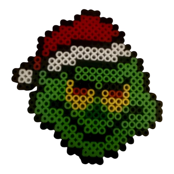 Grinch Perler Beads - Etsy