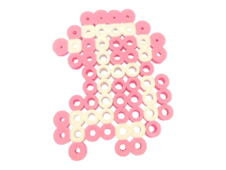 Barbie Logo Perler Beads - Handmade Pixel Art Magnet, Keychain, or ...