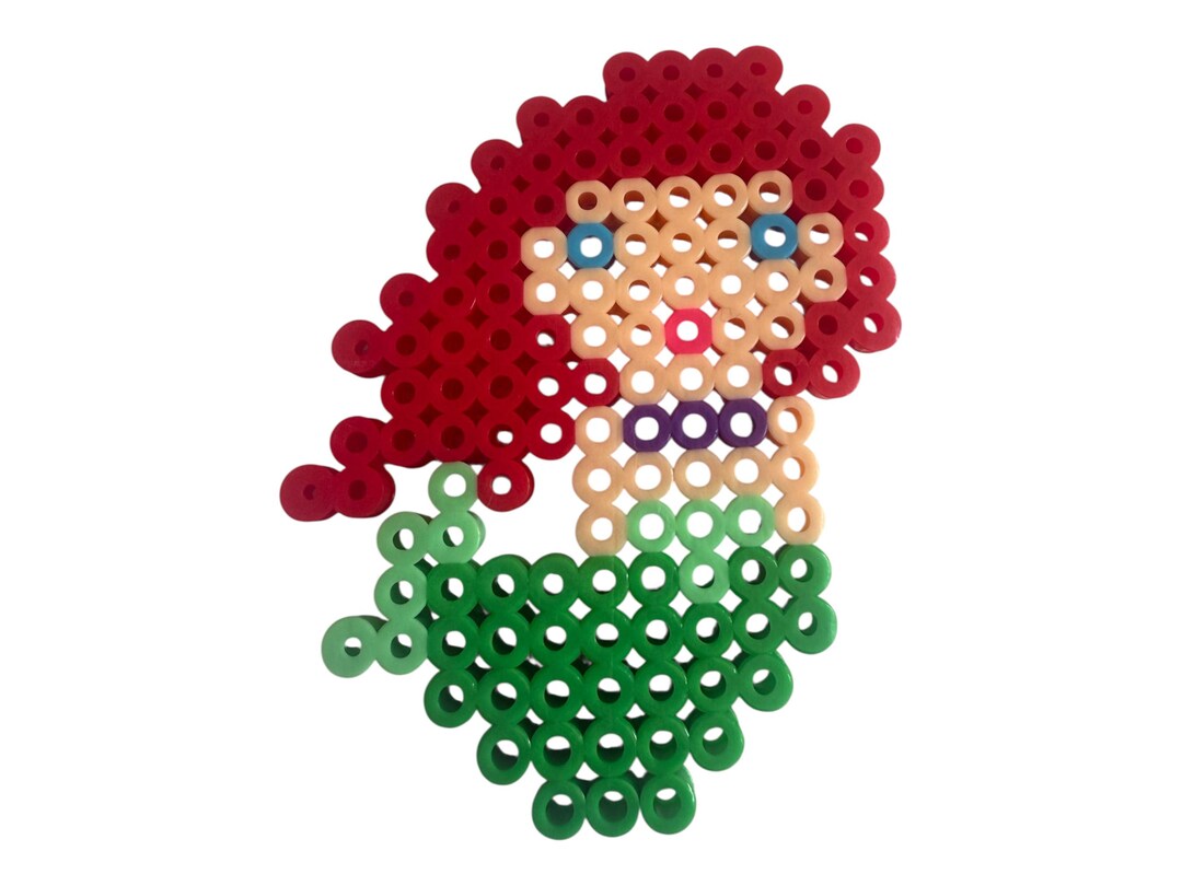 Colorful Ariel Perler Bead Keychain – Mermaid Lover Gift - Etsy