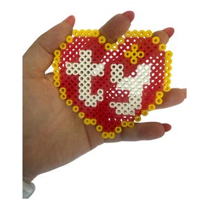 Homemade Ty Logo Perler Bead - Magnet, Keychain, Wall Art & More! - Etsy