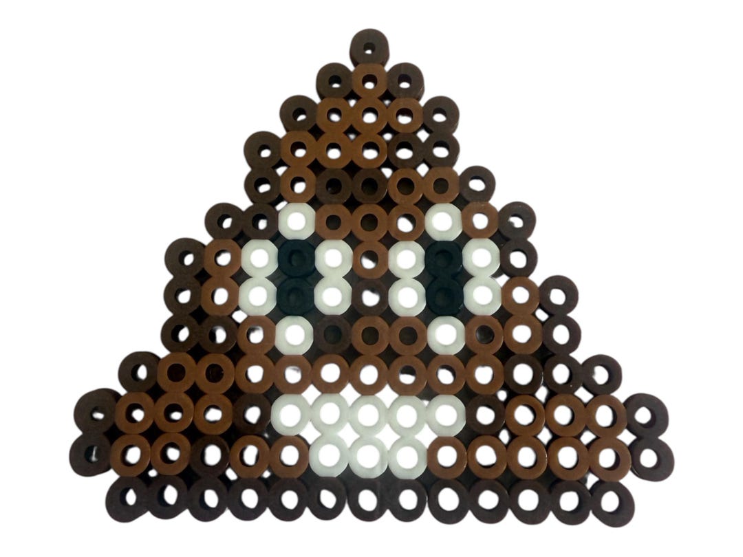 Poop Emoji Perler Bead Art - Funny Pixel Decor or Gag Gift - Etsy