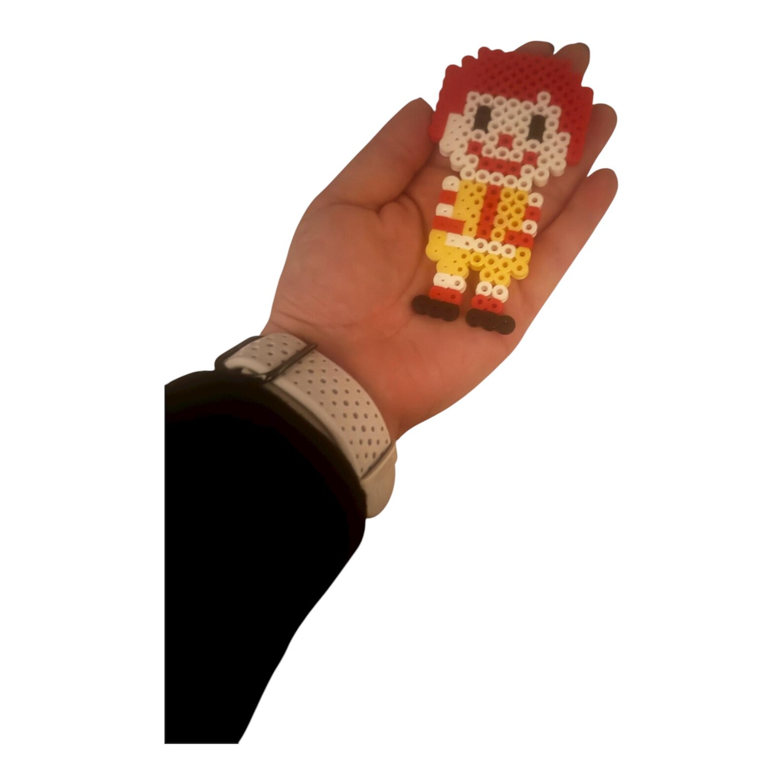 Handmade Ronald Mcdonald Perler Bead Art – Colorful Fast Food Fan Gift ...