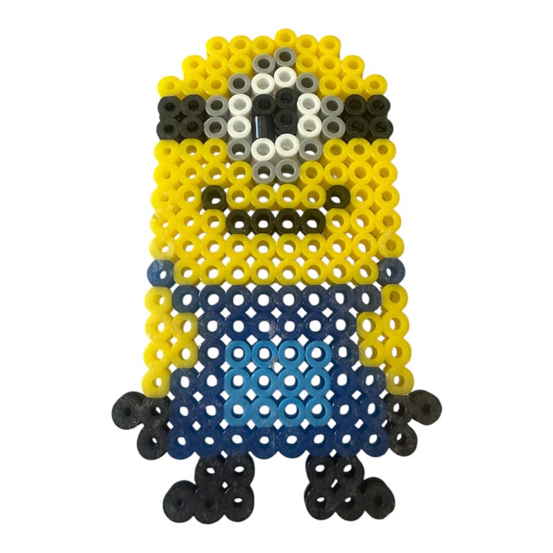 Beaded Minion Keychain - Etsy