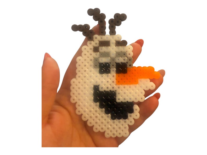 Olaf Perler Bead Art - Handmade Frozen Inspired Decor - Etsy