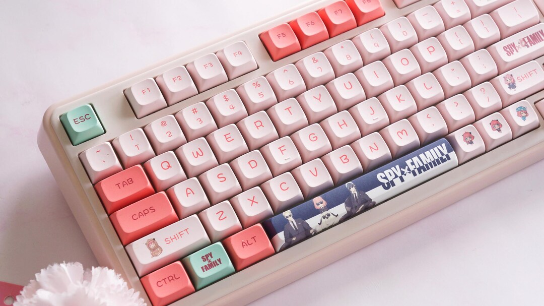 Anya Spyxfamily Keycap Set | PBT XDA Profile, Anime Keyboard - Etsy