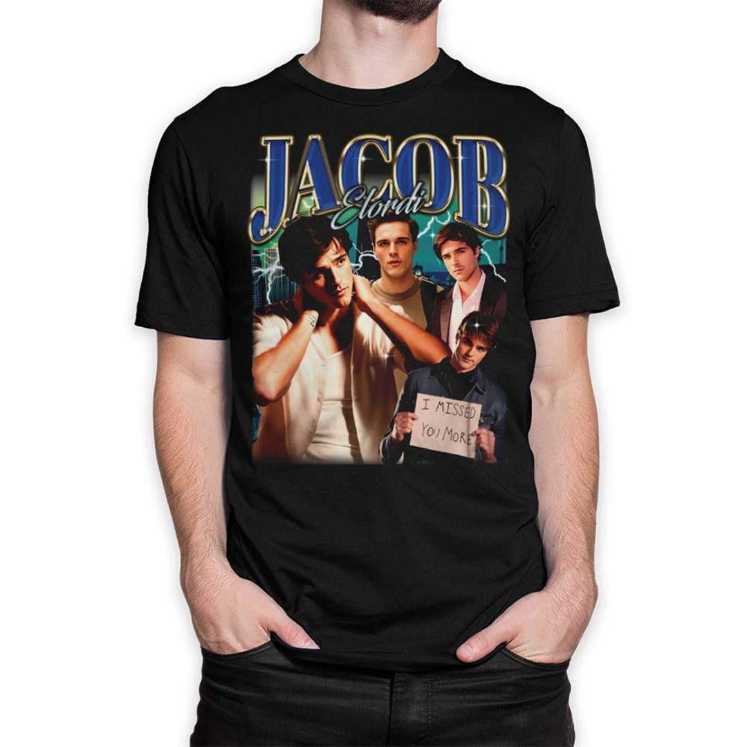 Jacob Elordi Photo Collage T-shirt, Men's and Women's Sizes (FRK-111270 ...