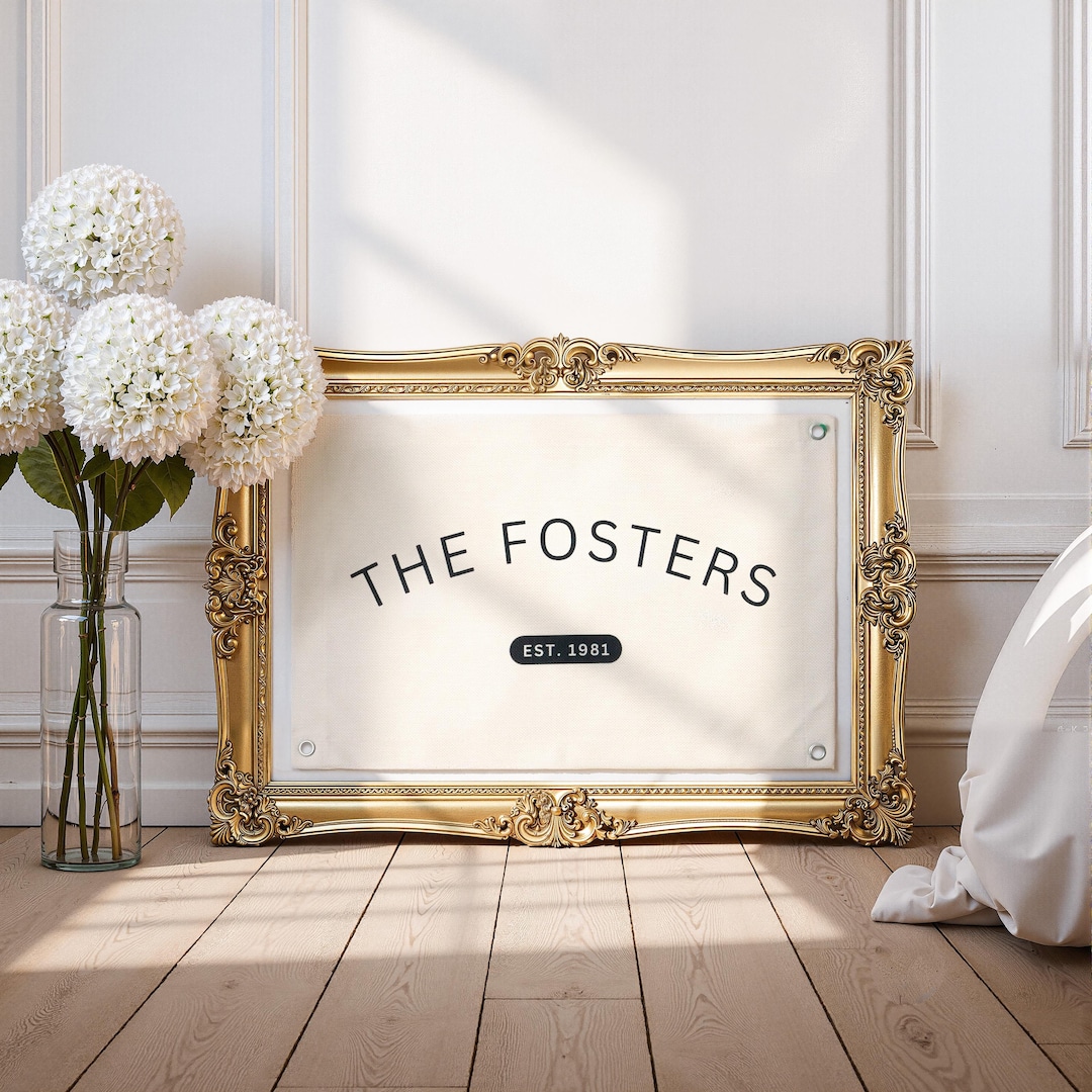 Last Name Flag | Wedding Flag | Last Name Banner | Marriage Established ...