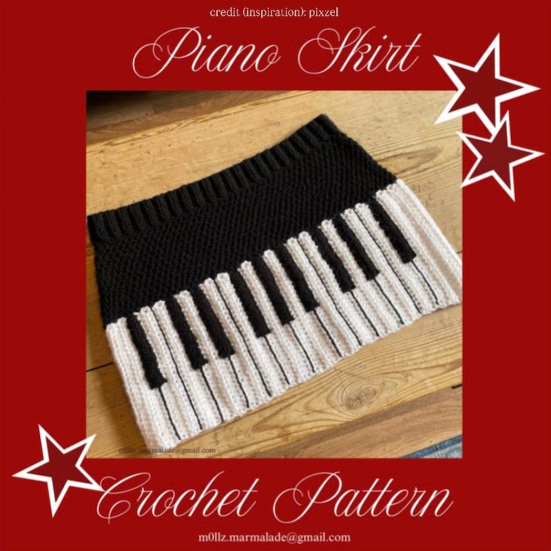 Piano Skirt - Etsy
