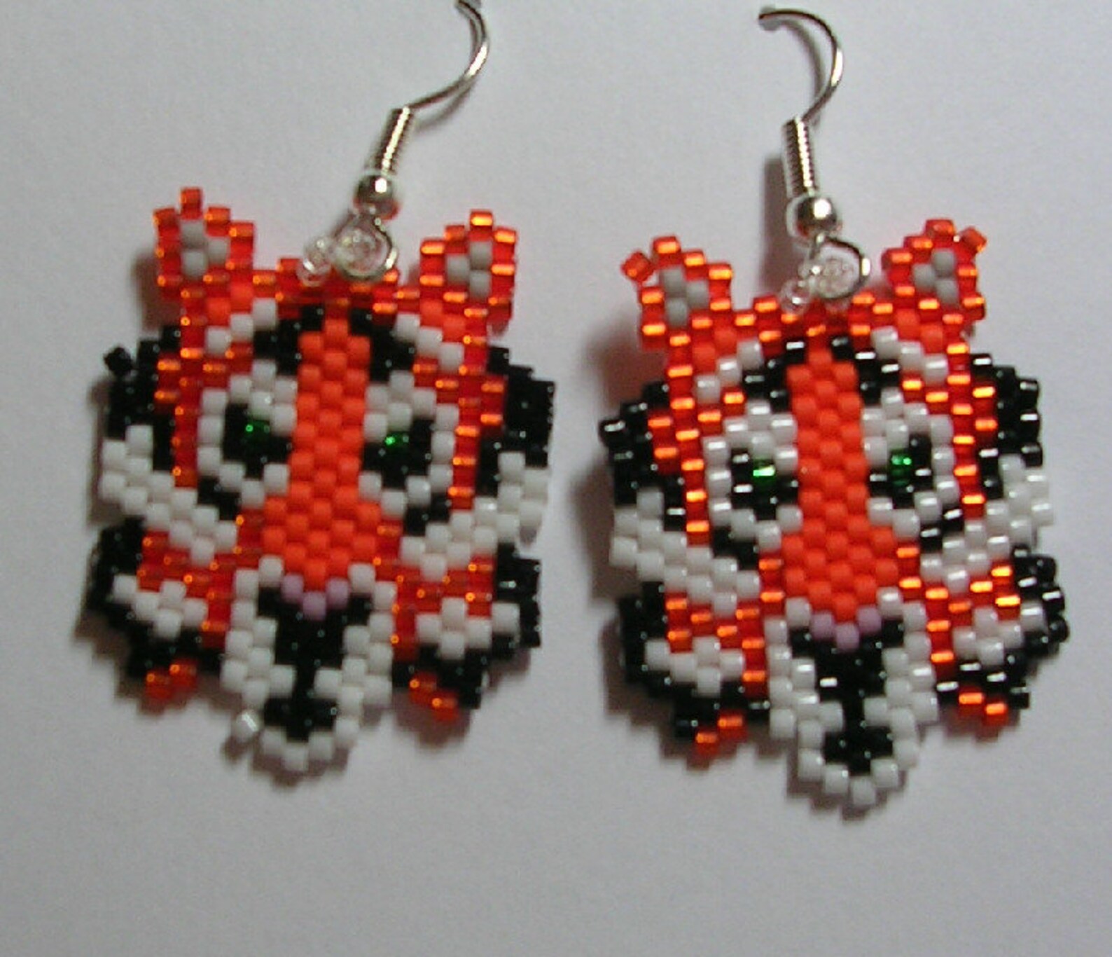 Bengal Tiger Earrings - Etsy