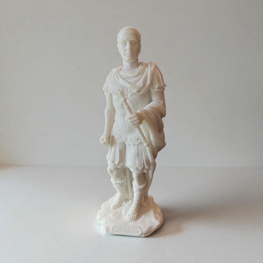 Julius Caesar Statue: 10" Ivory Finish, Veronese Design - Etsy