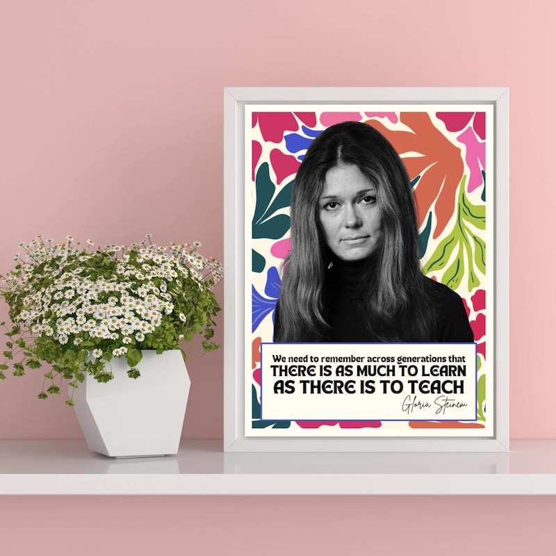 Gloria Steinem Poster - Etsy
