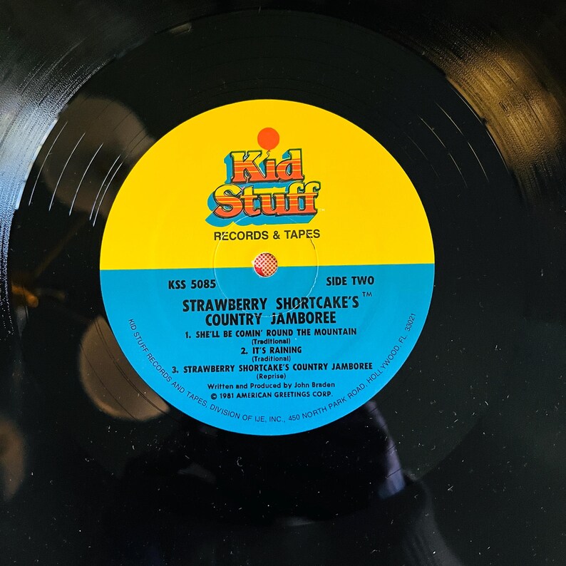 Strawberry Shortcake’s Country Jamboree | 1981 Vintage Kids Vinyl ...